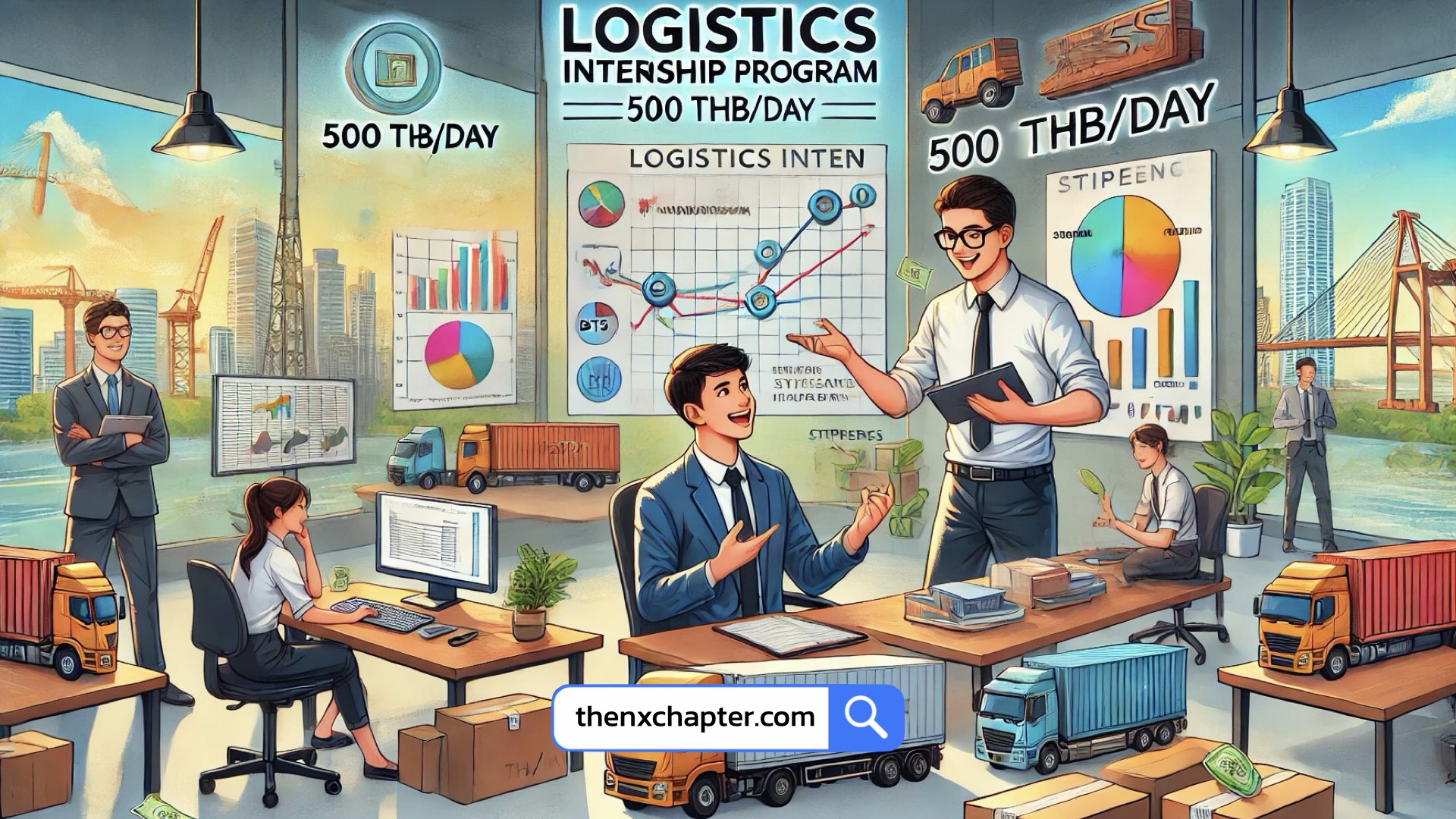 เปิดรับสมัครนักศึกษาฝึกงาน Logistics Internship เบี้ยเลี้ยงวันละ 500 ...
