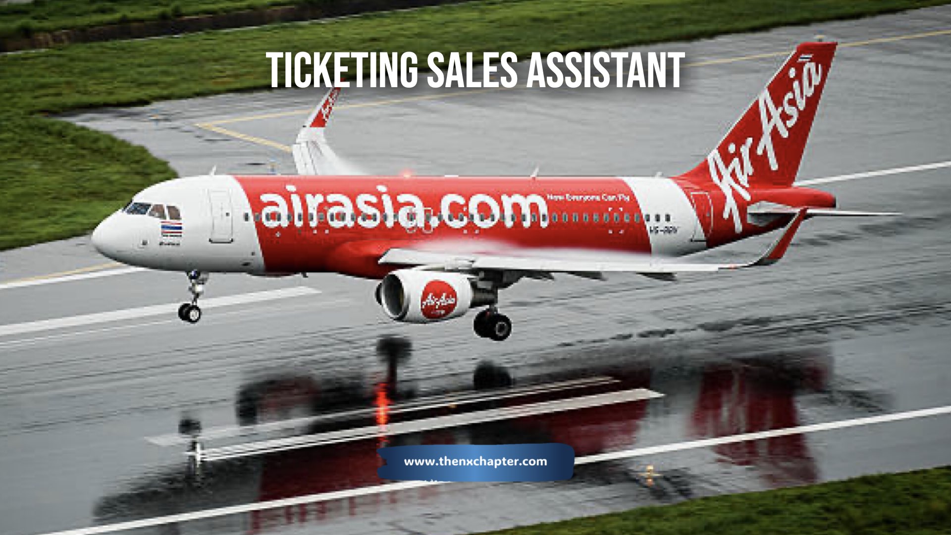 Thai AirAsia รับสมัคร Ticketing Sales Assistant ที่ภูเก็ต | The NX Chapter
