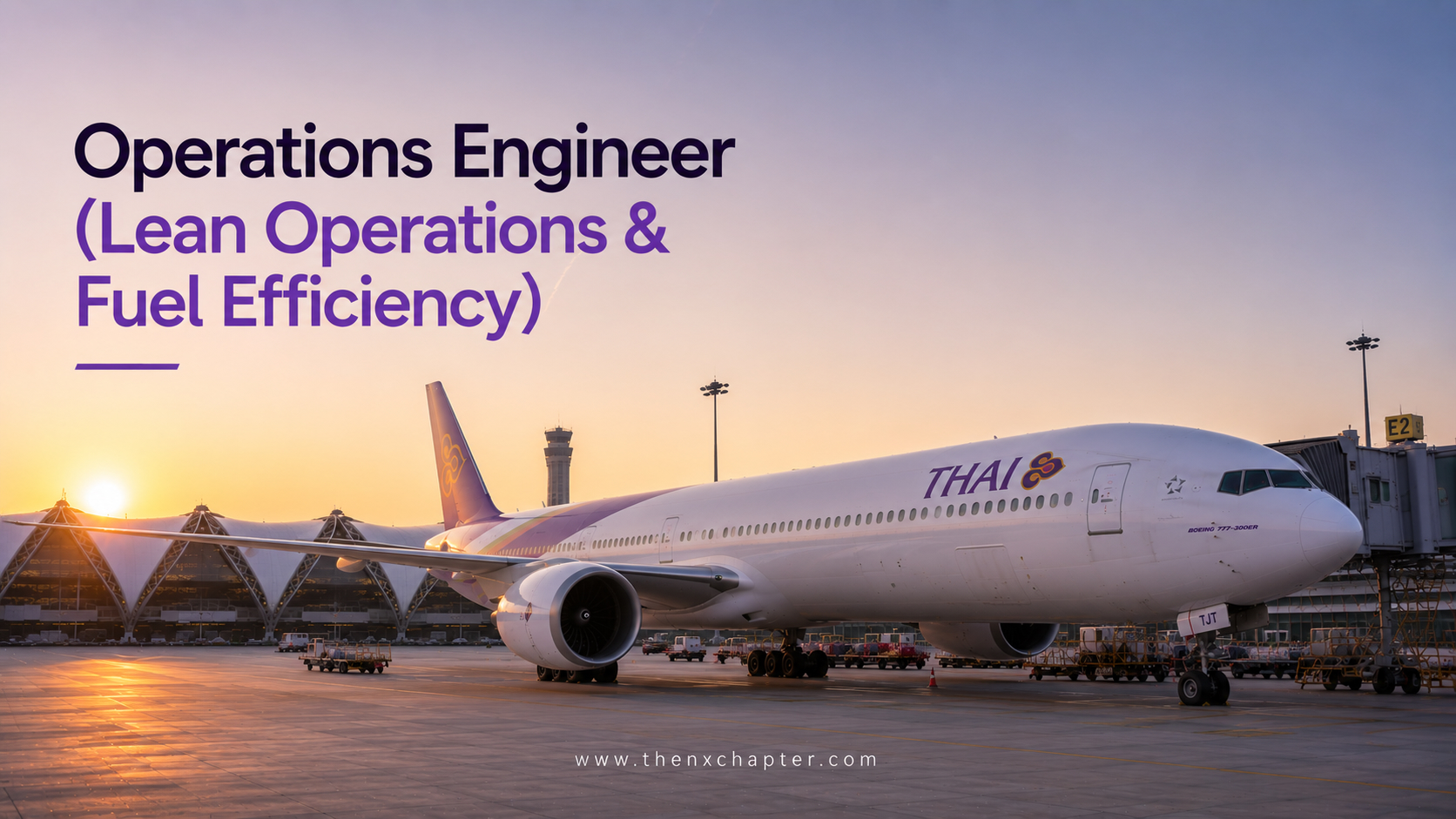 การบินไทย รับสมัคร Operations Engineer 5 of Lean Operations & Fuel ...